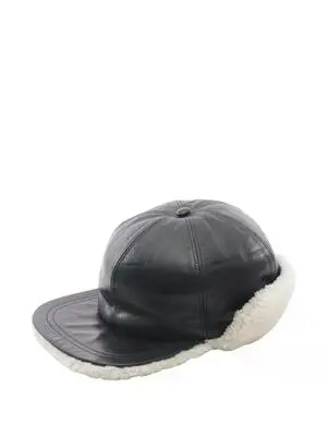 Dior Lamb Leather Earmuffs - Black