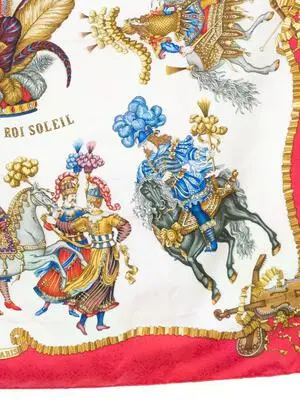 Hermès 1994 Les Fetes Du Roi Soleil Scarf