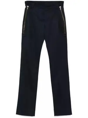 Gianfranco Ferre 1990s Twill Weave Straight-leg Trousers