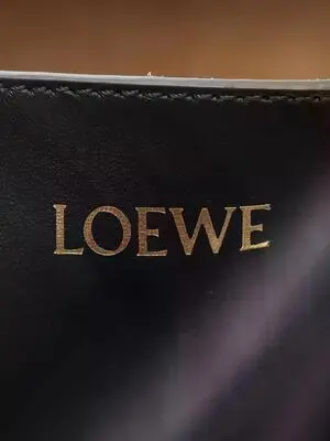 Loewe Puzzle Fold Tote Bag - Black