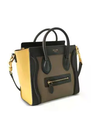 Celine Micro Luggage Tote Bag - Brown