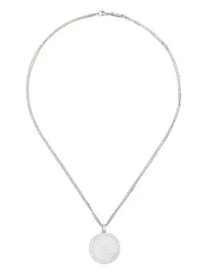 Chopard 18kt White Gold Happy Spirit Necklace - Silver