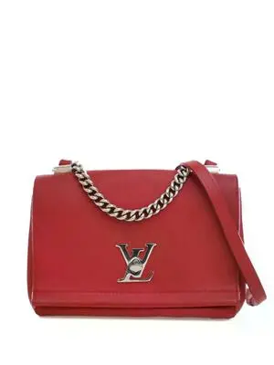 LOUIS VUITTON 2015 Lockme Ii Bb Satchel - Red