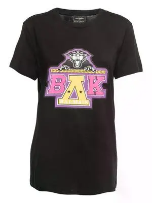 Balmain Graphic-print Cotton T-shirt - Black