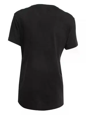 Balmain Graphic-print Cotton T-shirt - Black