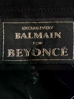Balmain Graphic-print Cotton T-shirt - Black