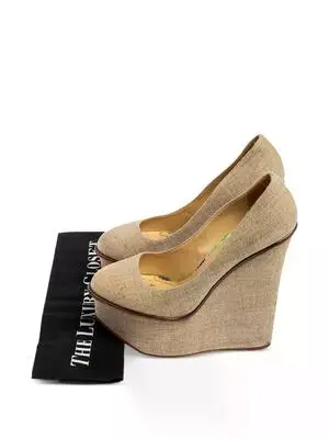 CHARLOTTE OLYMPIA Carmen Platform Wedge Pumps
