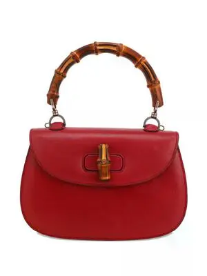 Gucci Bamboo Tote - Red