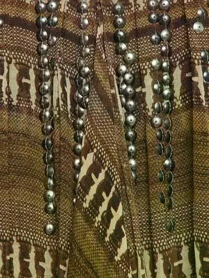 Diane Von Furstenberg Embellished Silk Mini Dress