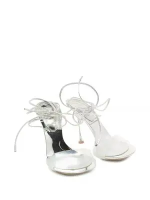 GIANVITO ROSSI Metallic Effect Strappy Stiletto Sandals