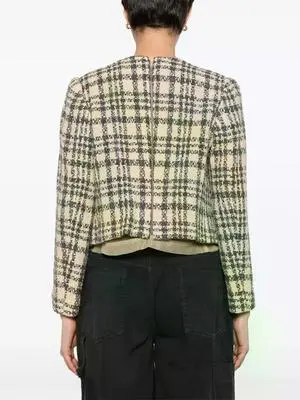 Comme Des Garçons 1997 Check-pattern Tweed Jacket