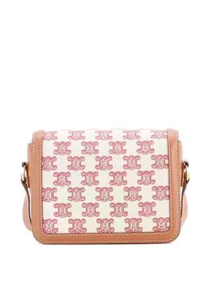 Celine Triomphe Canvas Medium Shoulder Bag - Neutrals