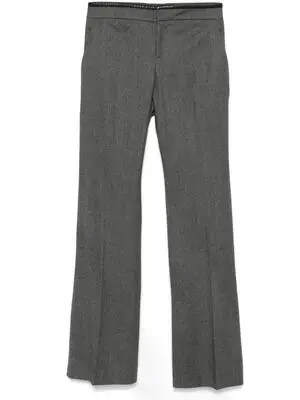 Gucci 2000s Flared Wool Flannel Trousers