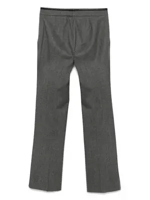 Gucci 2000s Flared Wool Flannel Trousers