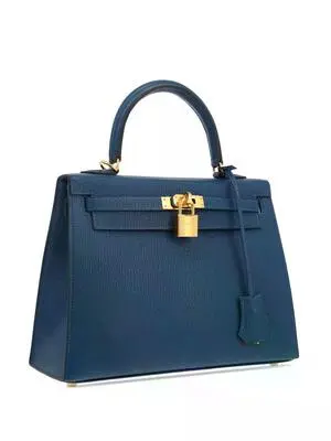 Hermès 2024 Kelly Handbag - Blue