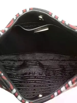Prada Jacquard Knit Cleo Shoulder Bag