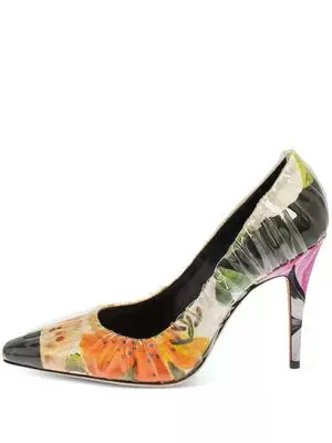 JIMMY CHOO X Off-white 100mm Anne Pumps - Orange