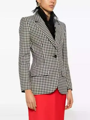Givenchy 1990s Check-pattern Blazer