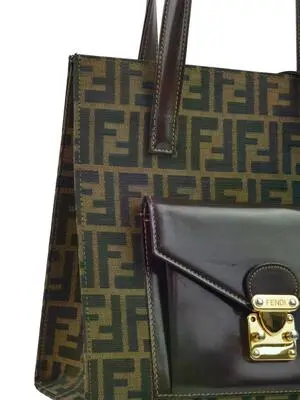 Fendi 1990-2000s Zucca Two-way Handbag