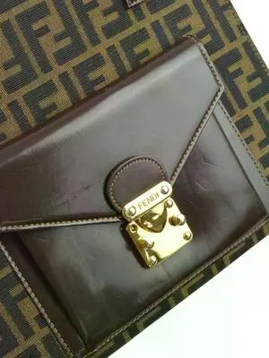 Fendi 1990-2000s Zucca Two-way Handbag