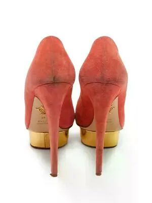 CHARLOTTE OLYMPIA 155mm Peep-toe Platform Pumps - Pink