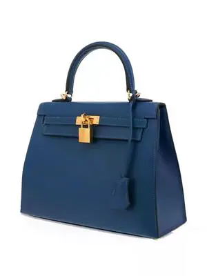 Hermès Kelly 25 Two-way Handbag - Blue