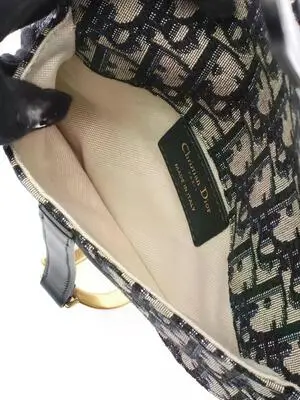 Dior Oblique Saddle Belt Bag - Blue