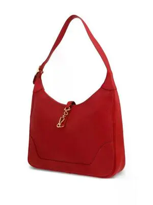 Hermès 1997 Trim Fjord Leather Shoulder Bag - Red