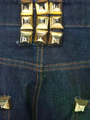 Philipp Plein Stud Embellished Jeans