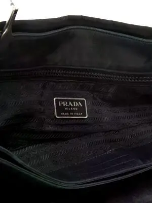 Prada 2010s Triangle-logo Tote Bag