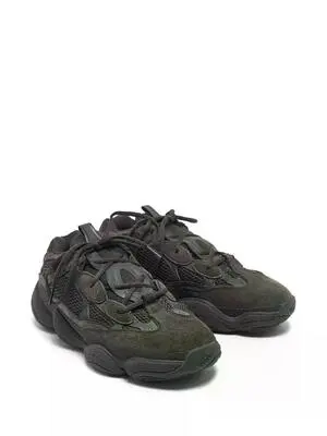 ADIDAS X YEEZY 500 Mesh-paneled Sneakers - Black