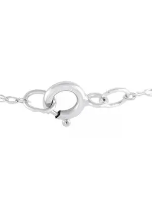 LB EXCLUSIVE 14k White Gold Diamond And Peridot Necklace
