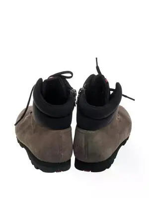 Prada Suede Lace-up Boots