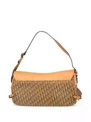 Dior 2003 Trotter Monogram Shoulder Bag