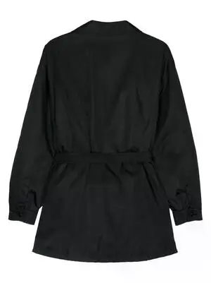 Prada 2000s Double-breasted Belted Trench Coat