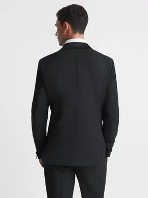 REISS Shawl Poker Shawl Single-breasted Shawl-lapel Tuxedo Jacket Slim-fit
