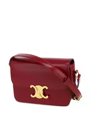 Celine Triomphe Teen Shoulder Bag - Red