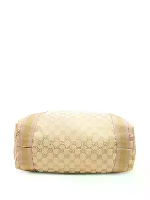 Gucci Gg Canvas Web Tote Bag