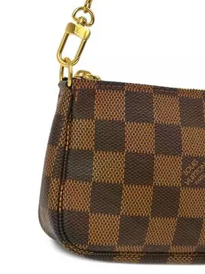 LOUIS VUITTON Mini Pochette Accessoires Clutch Bag - Brown