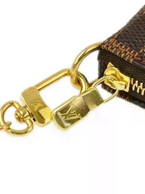 LOUIS VUITTON Mini Pochette Accessoires Clutch Bag - Brown