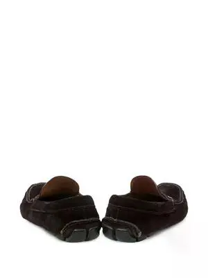 Prada Suede Loafers - Brown