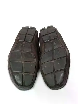Prada Suede Loafers - Brown
