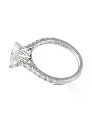 LB EXCLUSIVE 14k White Gold Lab-grown Diamond Ring