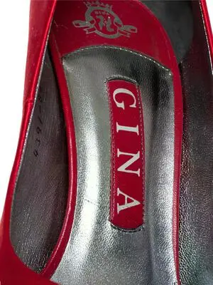 GINA 130mm Satin Platform Pumps