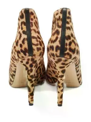 GIANVITO ROSSI 120mm Leopard Print Peep Toe Pumps