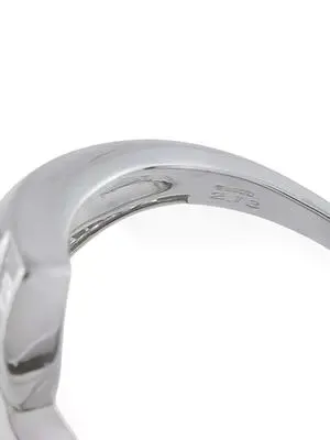 LB EXCLUSIVE Platinum Diamond And Sapphire Ring