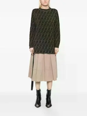 Fendi 1990-2000s Monogram Knit Top
