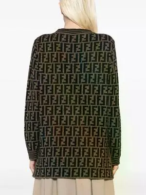 Fendi 1990-2000s Monogram Knit Top