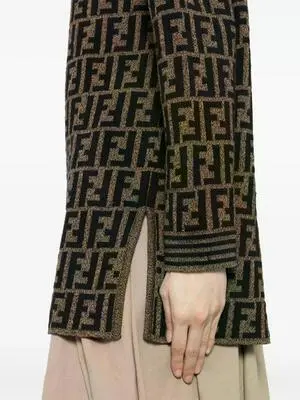 Fendi 1990-2000s Monogram Knit Top