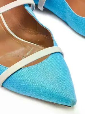 MALONE SOULIERS Pointed-toe Leather Flats
